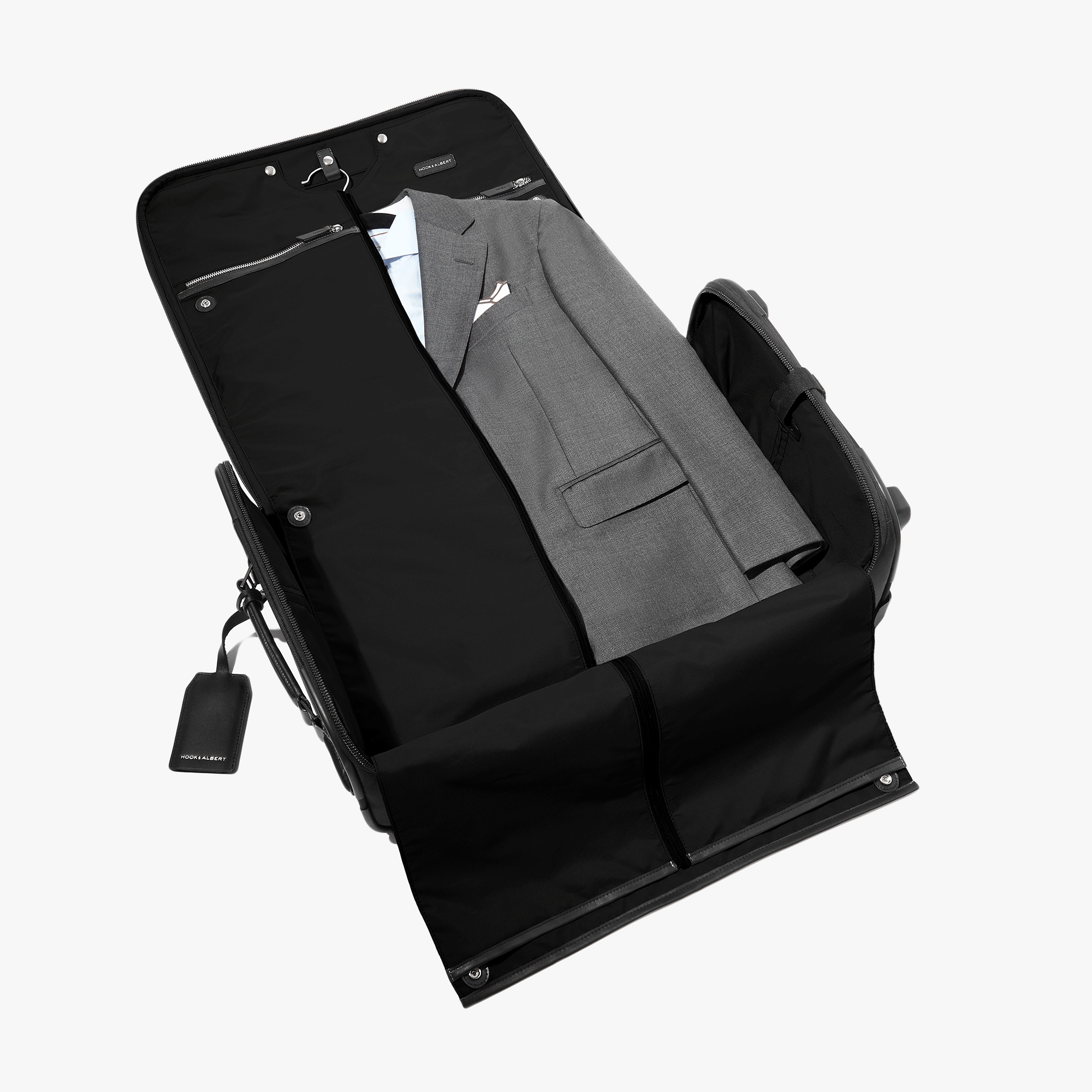 Black Garment Luggage Carry-On – HOOK & ALBERT